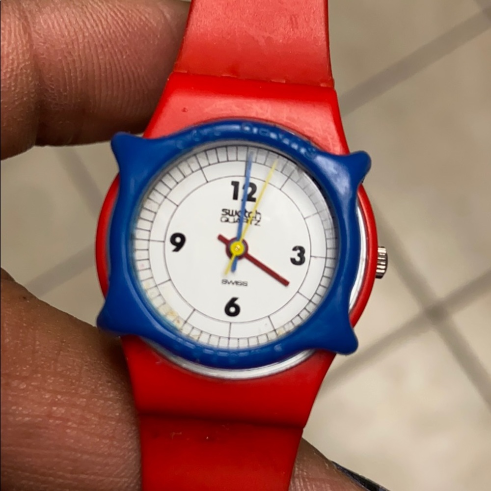 Vintage Swatch Watch Still Works - Gem